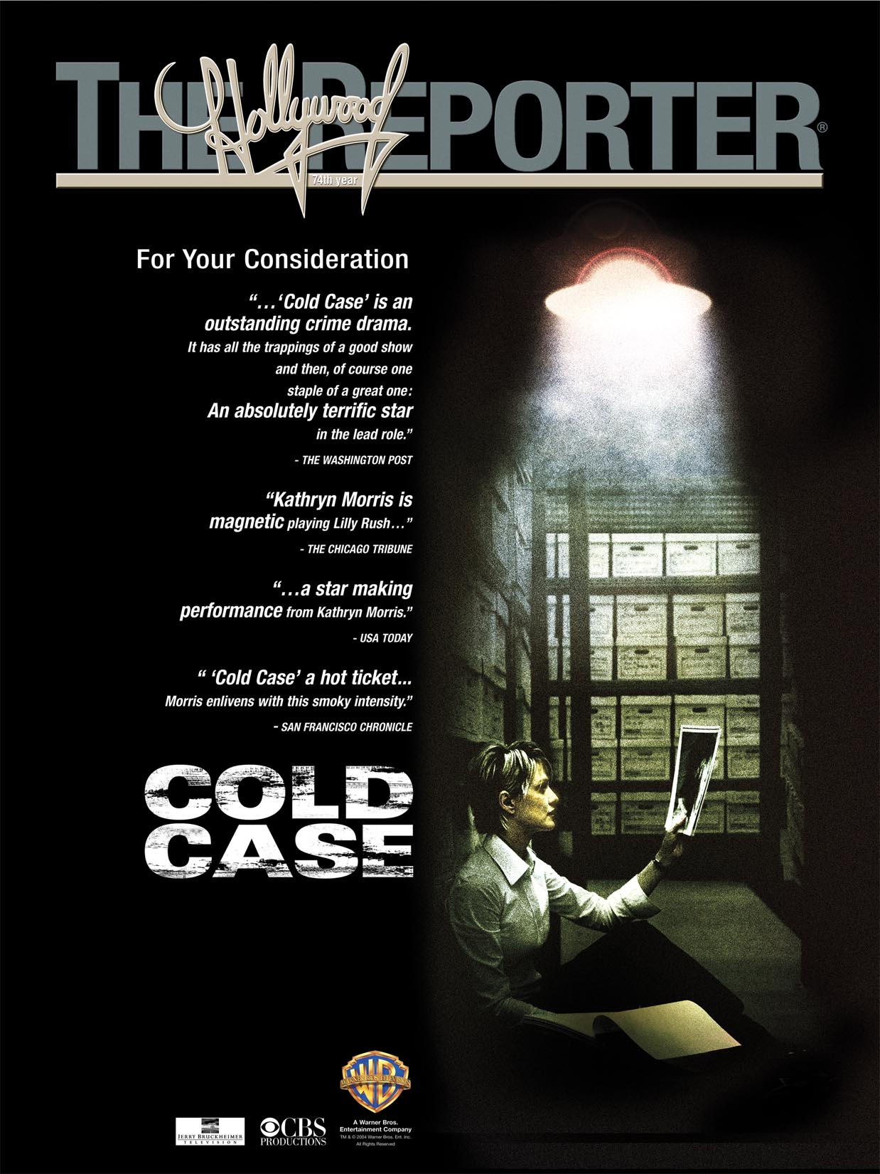 The Illusion Factory designed the promotional collateral for Cold Case
