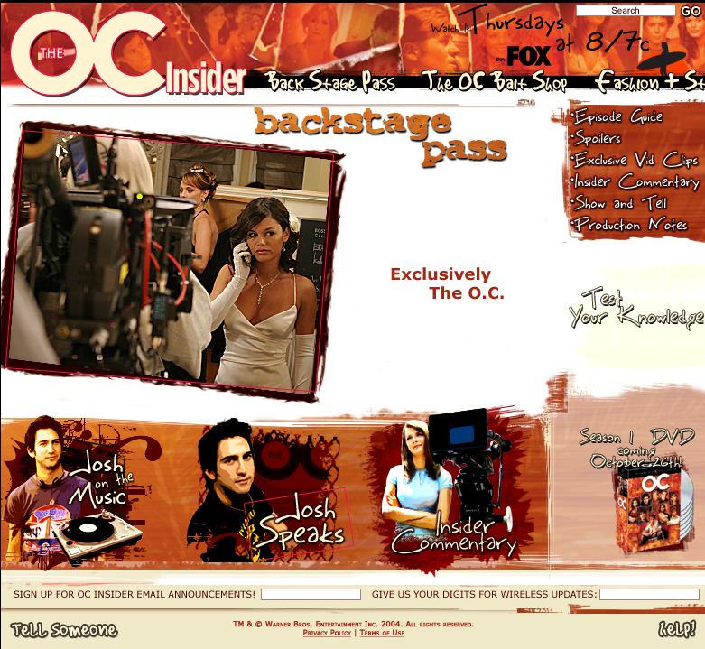 The OC Insider Magazine, Website, Merchandise, Store and Promotional TV ...